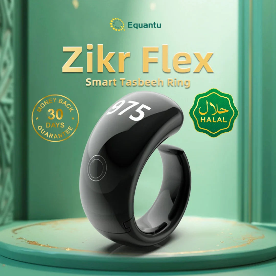 Zikr Ring - Equantu SQ976 Smart Ring for Mindfulness and Meditation ...